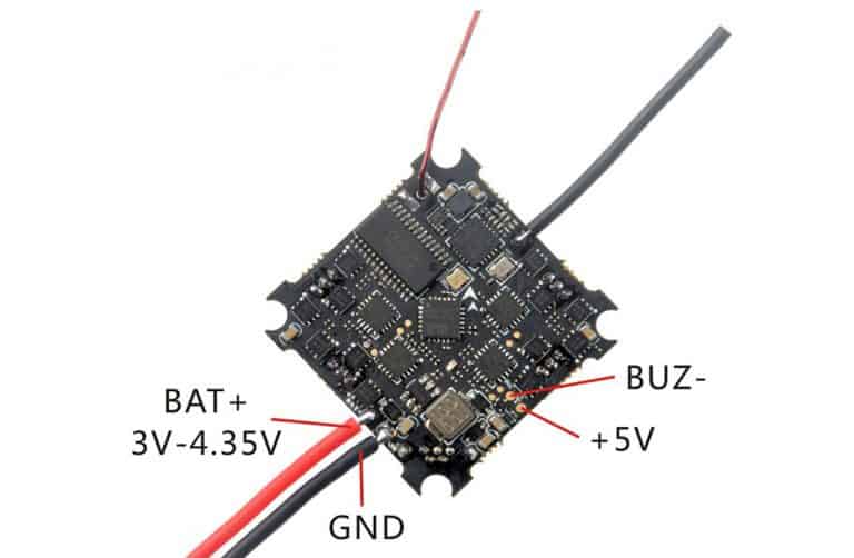 Crazybee F4 lite 4in1 1s AIO Whoop Flight Controller - Microsquad